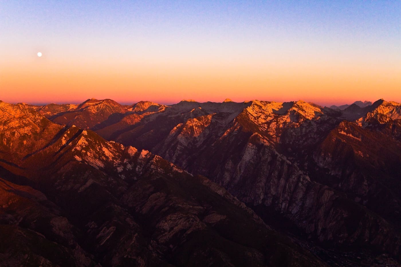 Wasatch Peaks at Dusk - Bret Webster Images