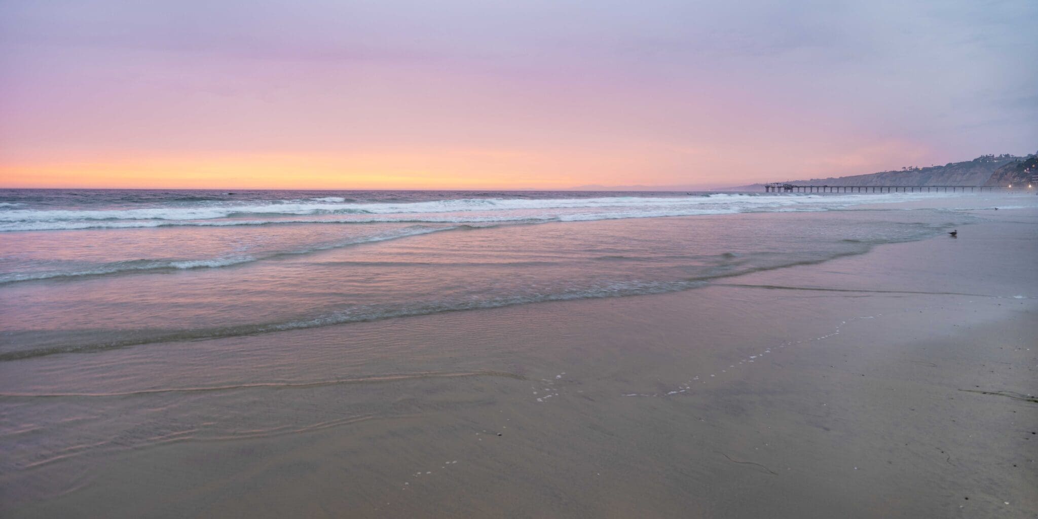 Simple Scripps Beach Sunset - Bret Webster Images